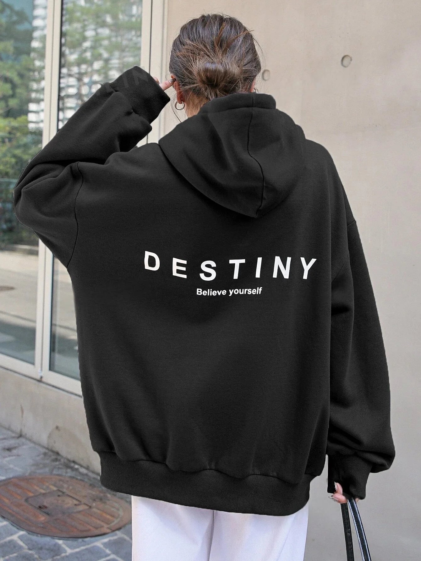 SXV 'DESTINY’ Printed Cool Aesthetic Sweatshirt Hoodie – SXVSTYLE